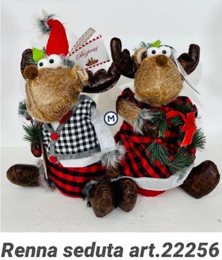 coppia renne lui e lei sedute