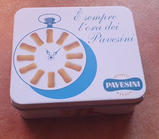 Pavesini Latta Porta Biscotti e Oggetti