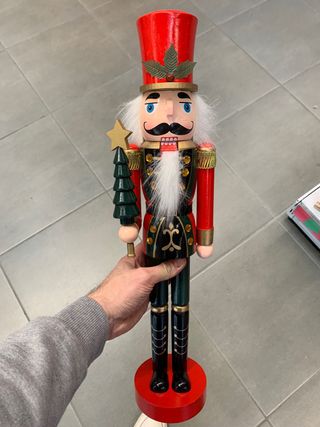 schiaccianoci Natale Xmas 2023 altezza 50 cm