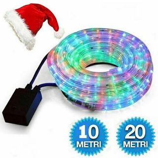 TUBO LUMINOSO LED LUCI DI NATALE IMPERMEABILE ESTE