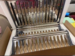 SCOLAPIATTI IN ACCIAIO