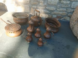 Set oggettistica in rame