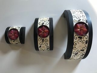 tris porta candele orientale originale