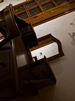 Scrittoio in legno arte povera