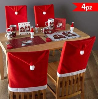 Decorazioni natalizie per sedie