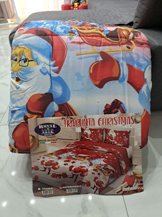 Piumone matrimoniale natalizia 260cm