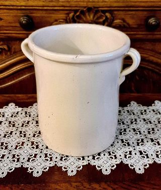 Vaso capasa in terracotta smaltata h.28cm