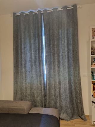Tende oscuranti con occhielli 140x300