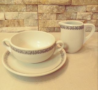 Tazza da consumè con piattino e Brico