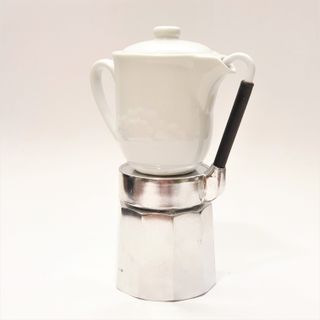Caffettiera vintage italiana Moka Mulino Bianco