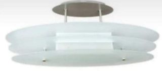 Lampadario a sospensione in vetro