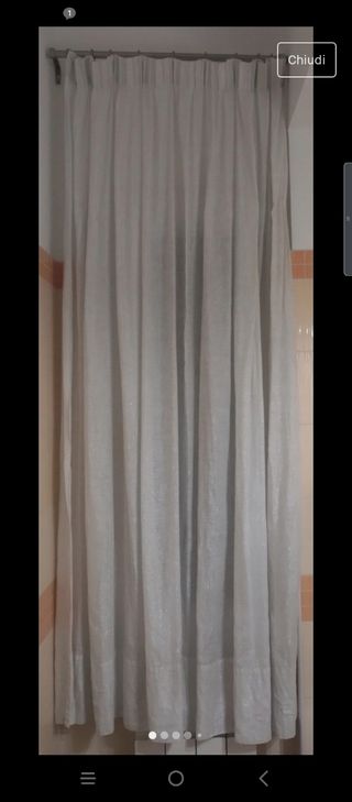 Tenda per bagno + bastone