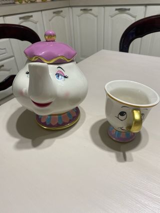 teiera e tazza disney