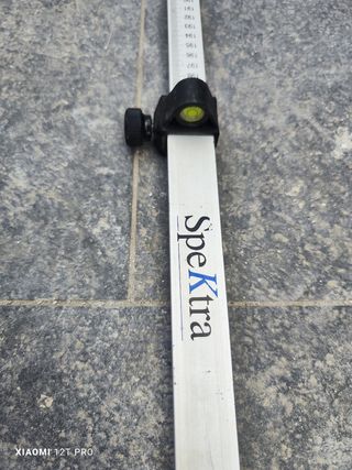 Stadia in alluminio per livella laser