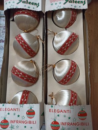 Palline albero di Natale vintage