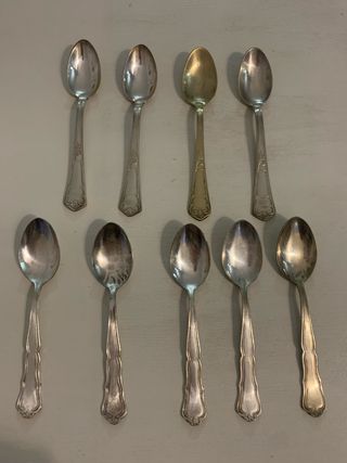 cucchiaini Argento 100