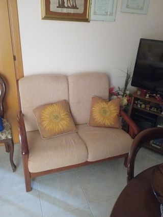 Divano 2posti legno massello