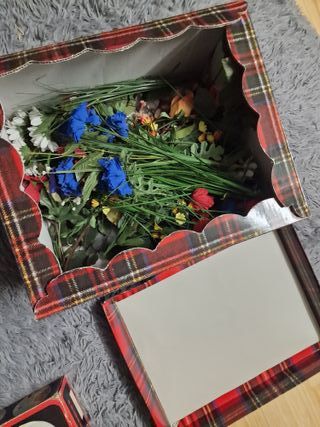 Cesti Vimini e Fiori per Natale