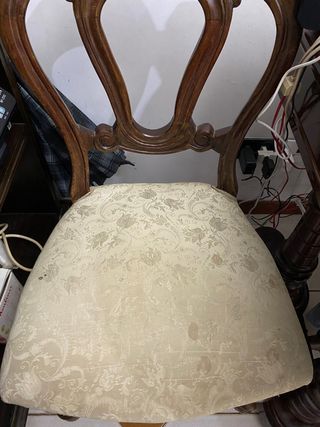 Sedie da studio o soggiorno tappezzate