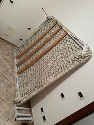 Testata letto con rete ortopedica