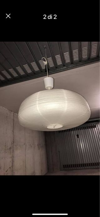 lampadario di carta ikea