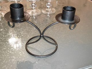 Porta candele metallo