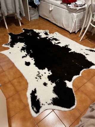 Tappeto pelle bovina sintetica 170x200