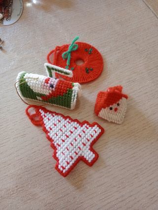 Set addobbi natalizi in lana