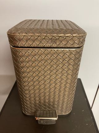 Cestino Gedy in Pelle Stampata