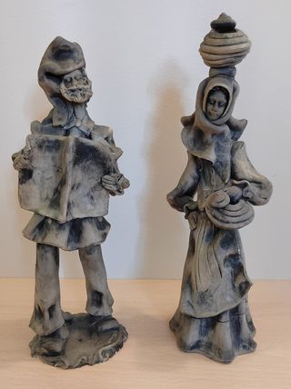 Statue uomo e donna - Stelio Mola