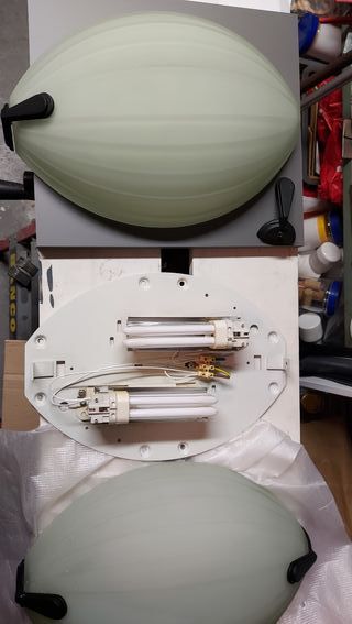 Applique in vetro sabbiato