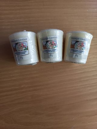 Yankee candle 3 votivi Christmas cookie