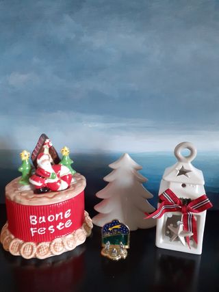 Set natalizio oggetti vari