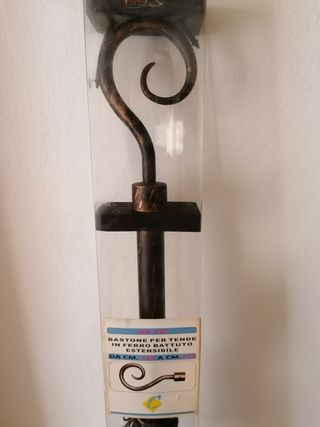 Bastone per tenda stile ferro battuto