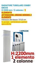 Termosifone tubolare in acciaio