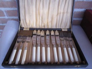 posate pesce inglesi anni 1950/60
