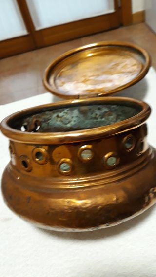 Scaldaletto antico in rame