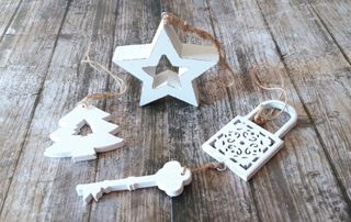 Decorazioni natalizie shabby
