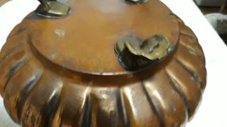 Porta vaso in rame vintage