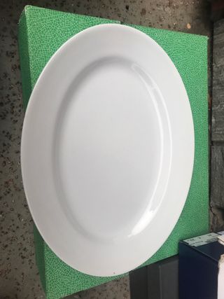 piatto ovale ceramica s.c. Richard Made in italy