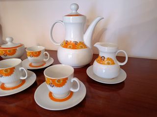 Set tazzine caffè decoro margherita
