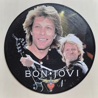 Vinile 33 giri da parete omaggio a Bon Jovi