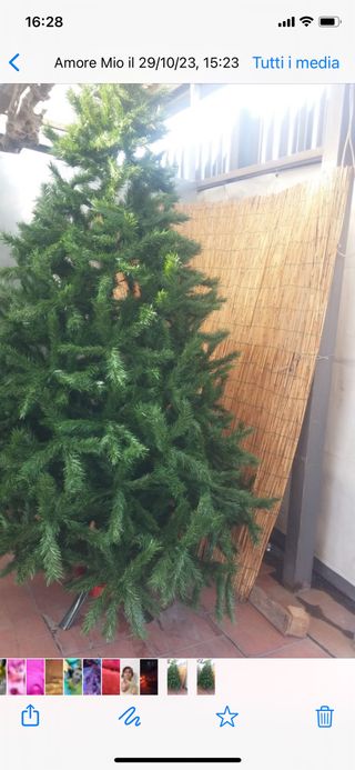 ALbero di natale alto 2,4 mt.