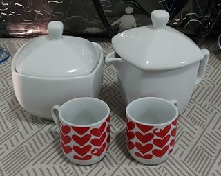 Tazzine zucchieriera lattiera