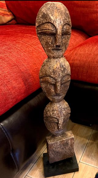 scultura Maya in legno