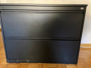 classificatore a cartelle sospese con due cassetti