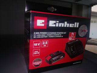 Einhell starter kit 18v batteria 2.5ah