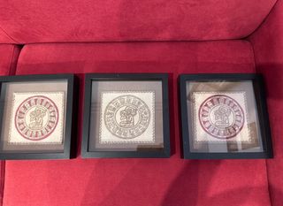 3 quadri con calwndari maua in palle