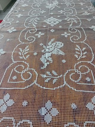 Tappeto file'rete del pescatore a mano