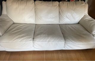 divano tre posti in pelle Natuzzi